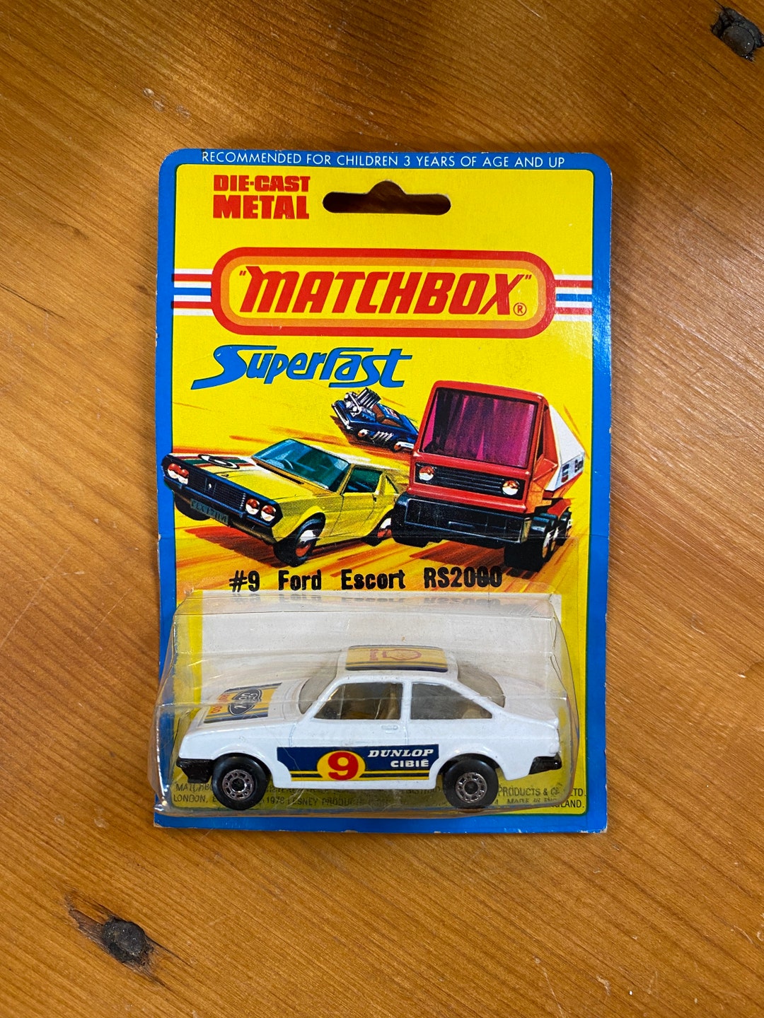 Matchbox Superfast No 9 Ford Escort RS2000, Mint Condition in Original ...