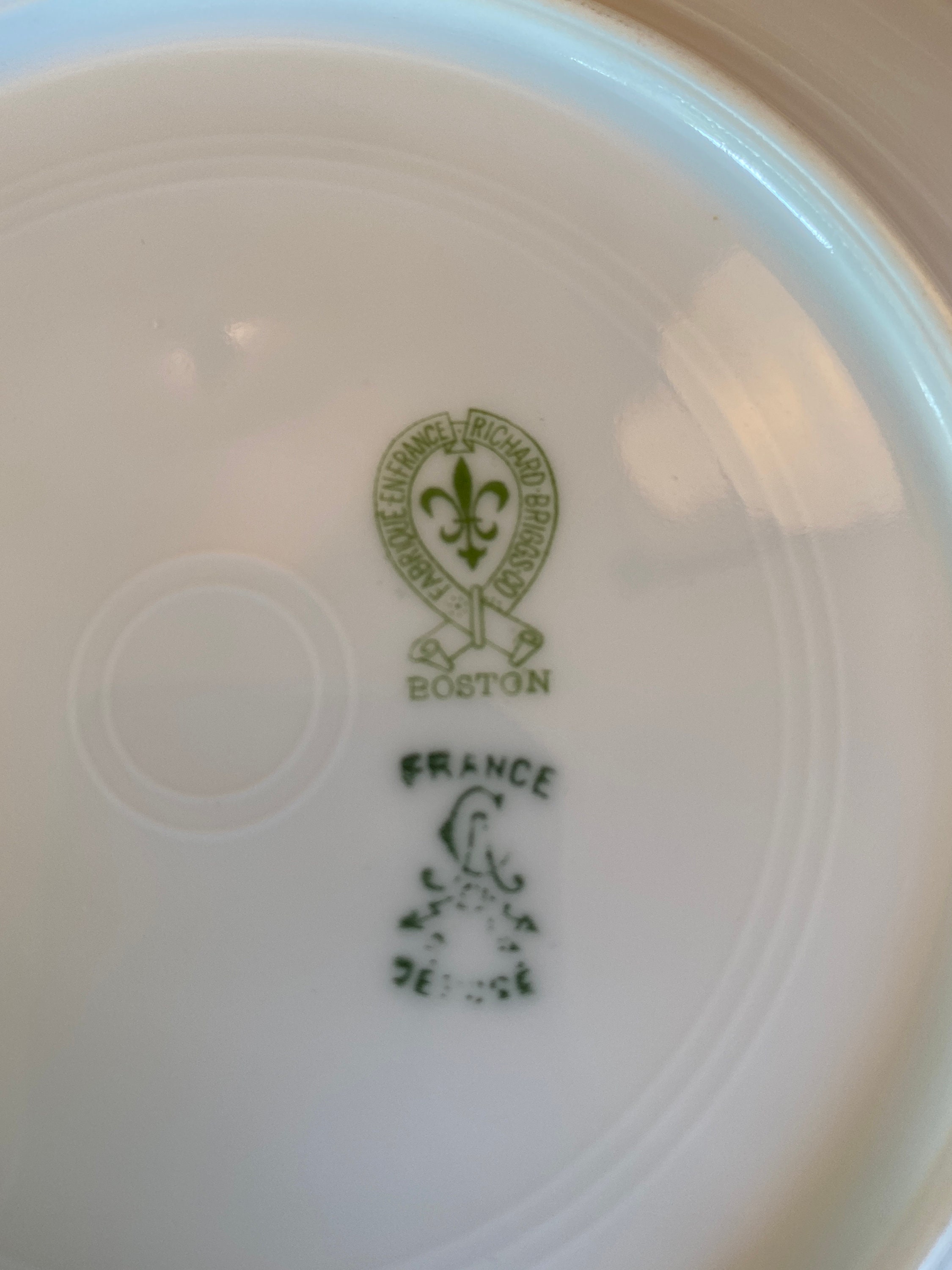 Richard Briggs Co. Boston Roses and Gilt 7.25 Dessert - Etsy