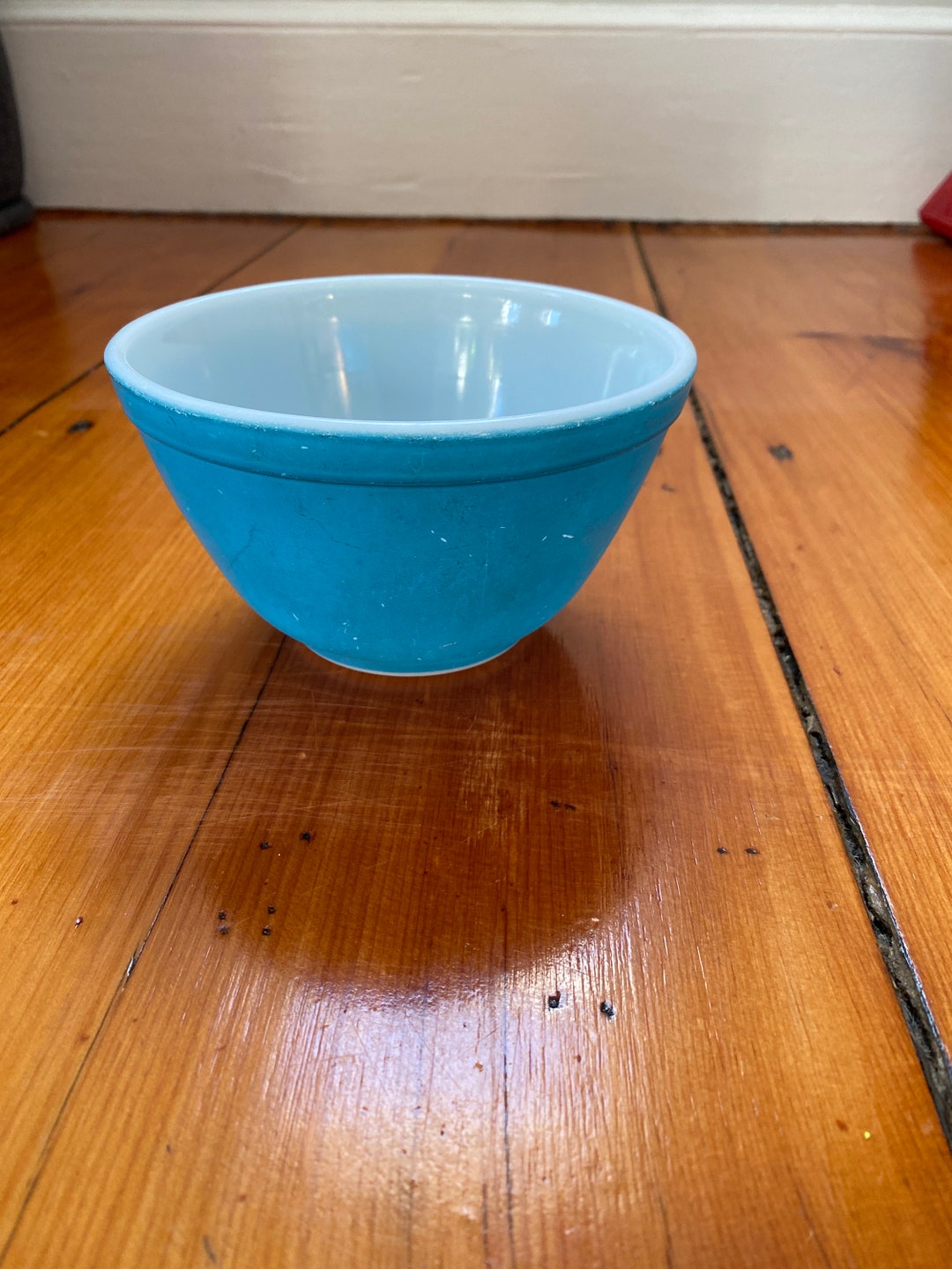 Vintage Pyrex Mixing Bowl - Robin's Egg Blue Bowl - Half Pint Bowl - Etsy