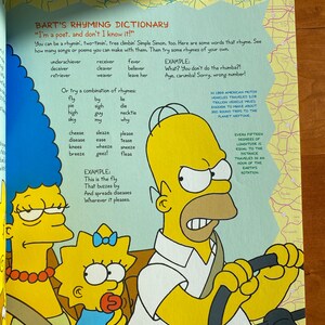 The Simpsons Fun in the Sun Book - 1992 Harper Perennial - Like New - Etsy