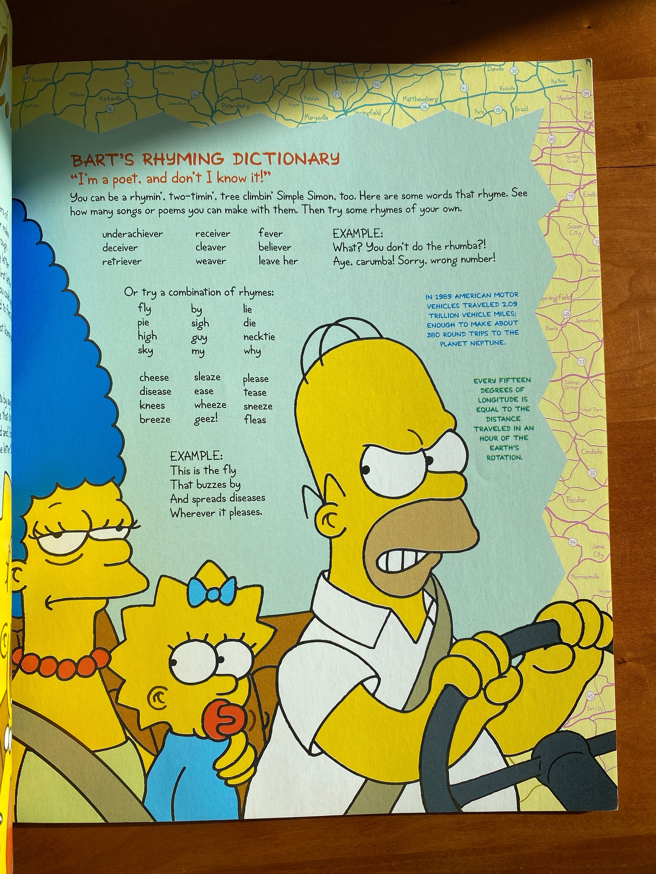 The Simpsons Fun in the Sun Book 1992 Harper Perennial Like New - Etsy