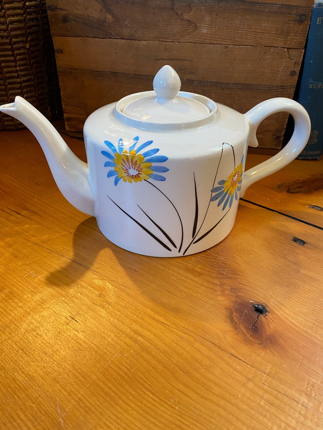 Vintage Stoneware Teapot Designed for Plummer and Mccutcheon - Hand ...