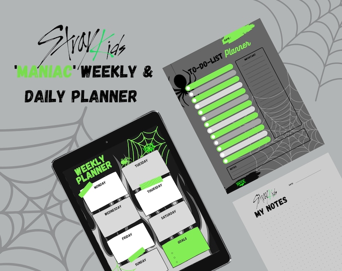 Stray Kids Skzoo Weekly Planner - Digital Printable Pdf. - Etsy Canada