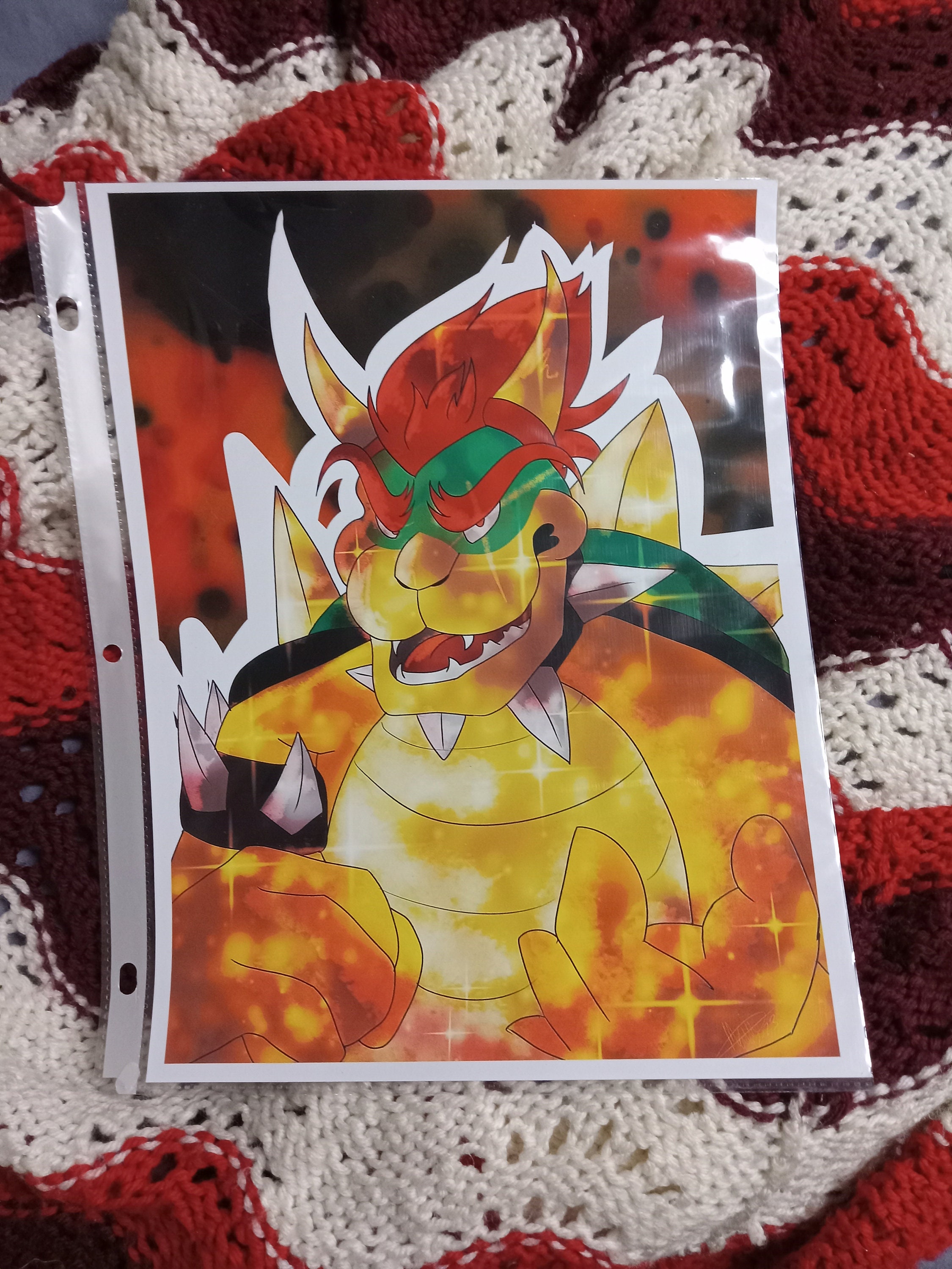 Super Mario Bowser 8x11 Art Print - Etsy