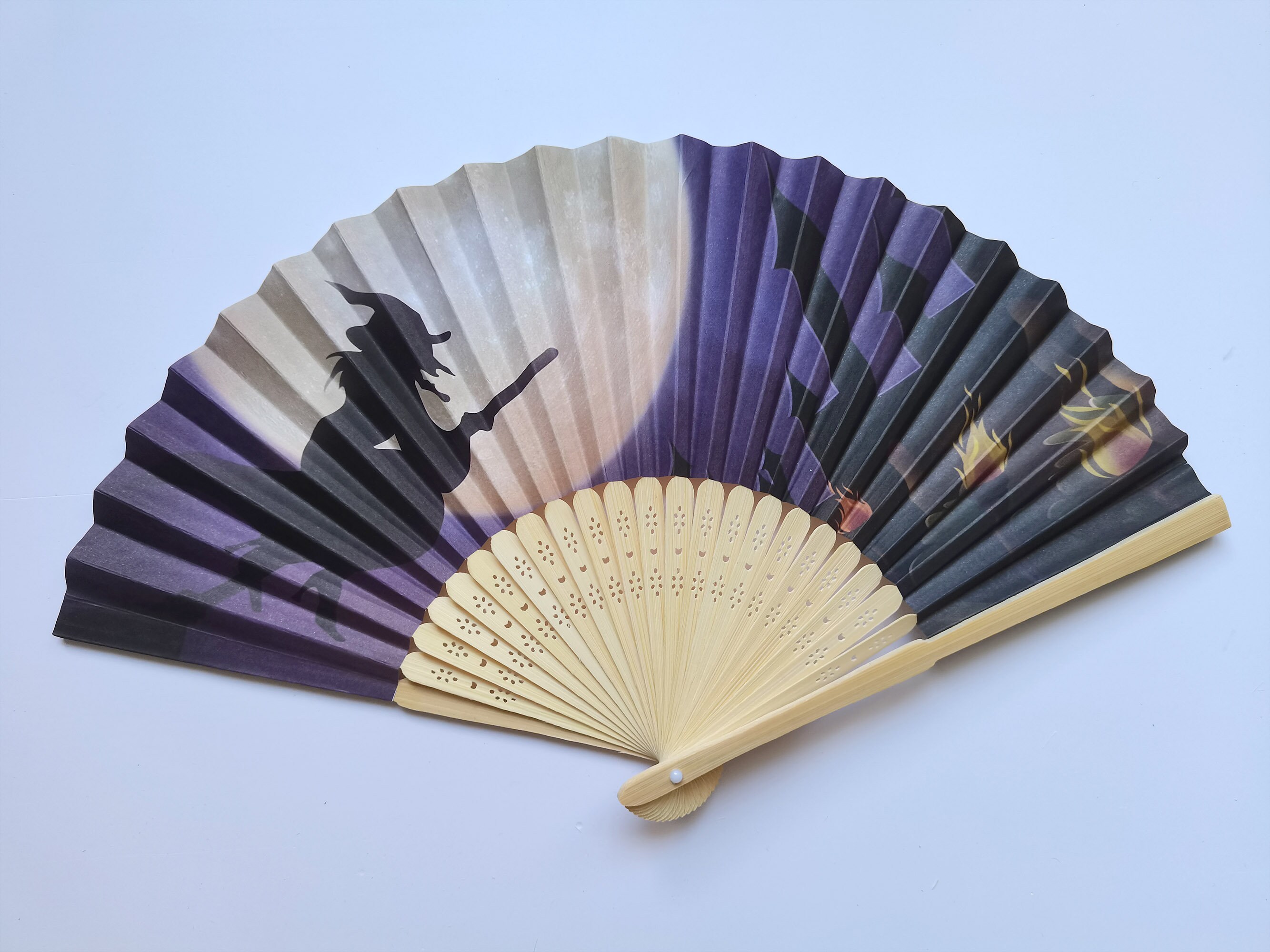 Customized Handmade Paper Fan Party Fan Christmas Fan Halloween Fan ...
