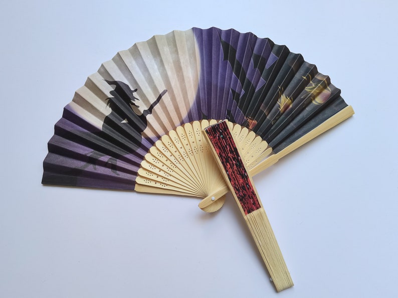 Customized Handmade Paper Fan Party Fan Christmas Fan Halloween Fan ...