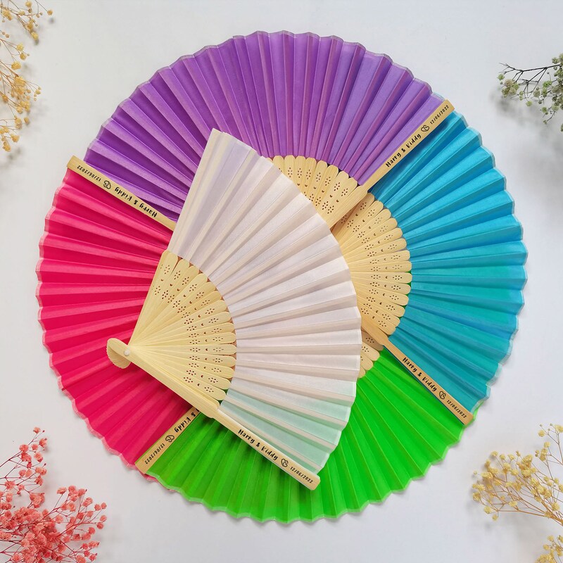 Personalized Fans - Etsy