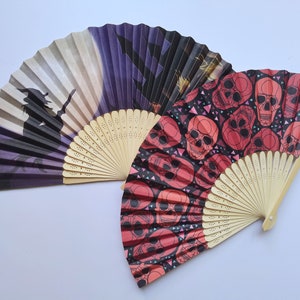 Customized Handmade Paper Fan Party Fan Christmas Fan Halloween Fan ...
