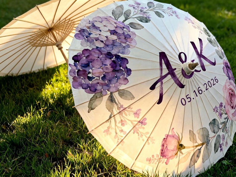 High-end Retro Oil-paper Umbrellas, Party Parasols, Outdoor Wedding ...