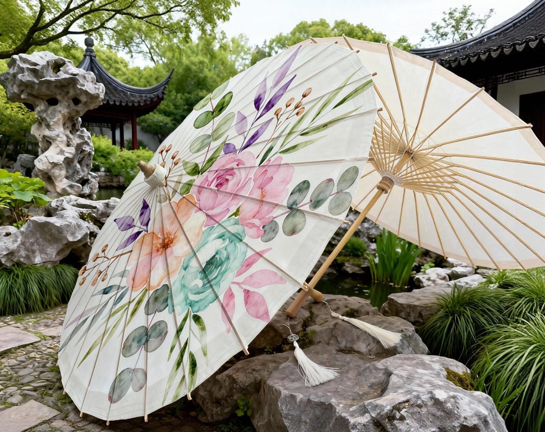 High-end Retro Oil-paper Umbrellas,custom Oil-paper Umbrellas,outdoor ...