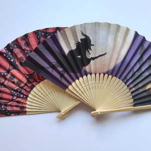 Customized Handmade Paper Fan Party Fan Christmas Fan Halloween Fan ...