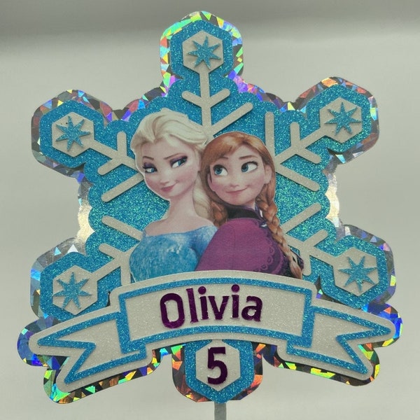 Elsa Cake Topper - Etsy UK