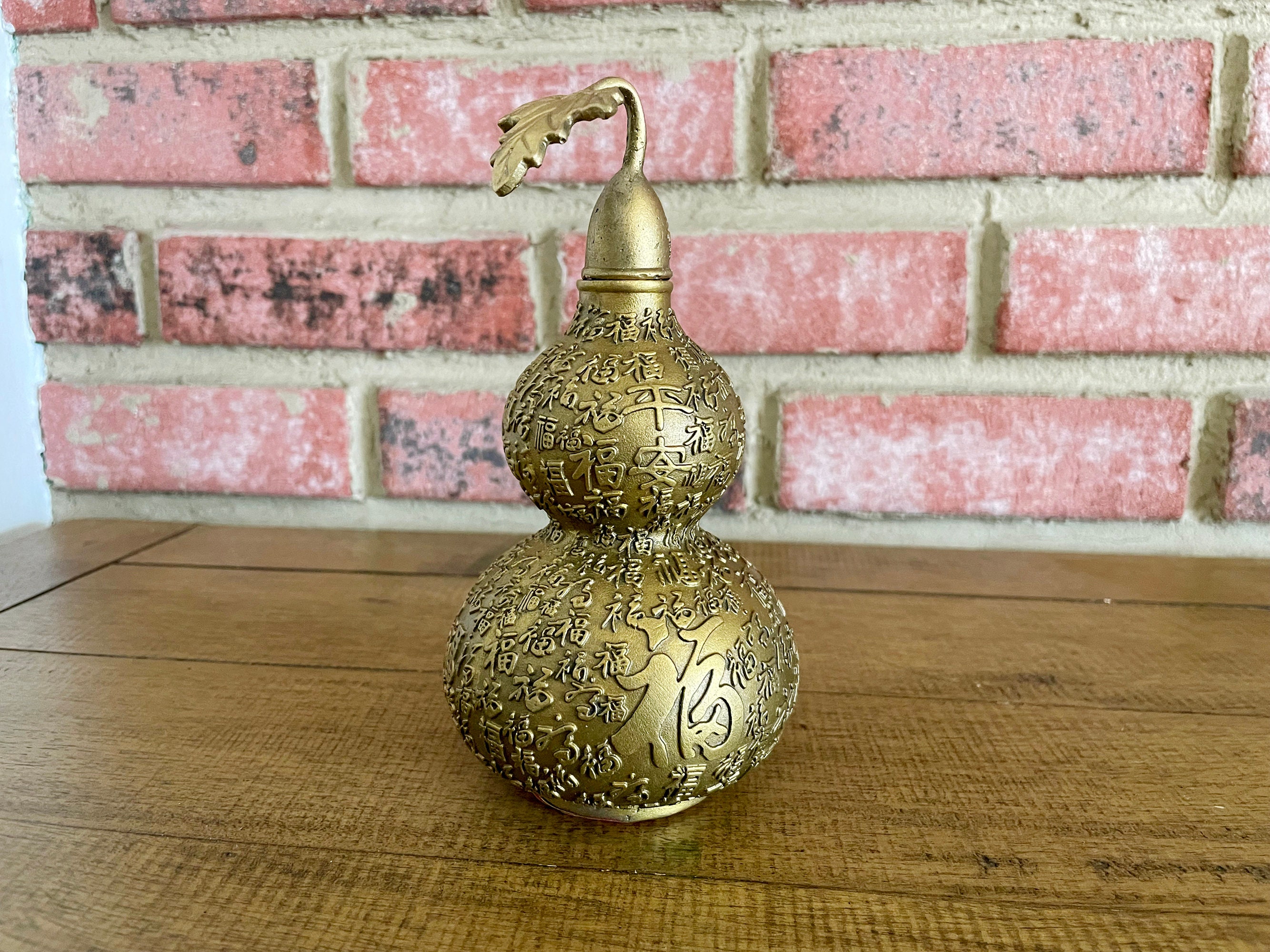Brass Wu Lou Chinese Gourd Feng Shui Hu Lu Decorations - Etsy