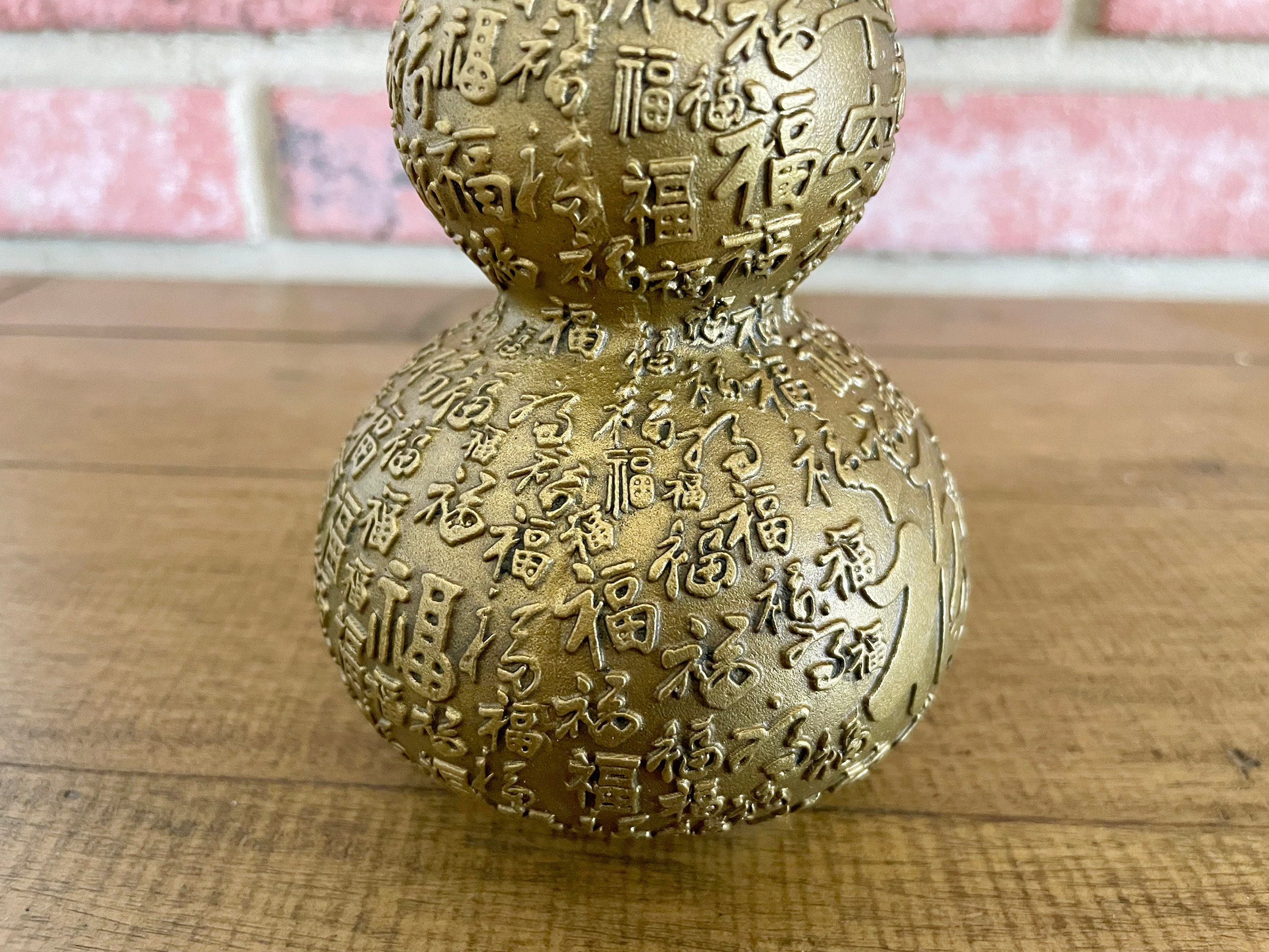 Brass Wu Lou Chinese Gourd Feng Shui Hu Lu Decorations - Etsy