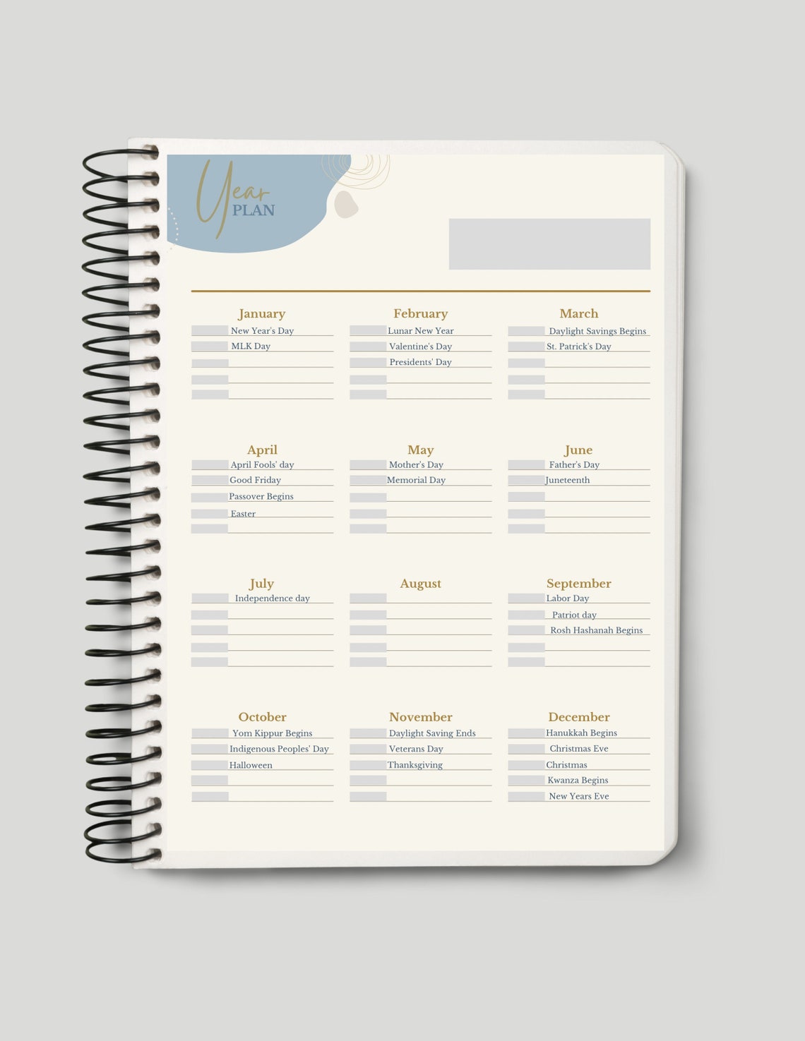Christian Digital/printable Planner | PNG and PDF Download Options ...