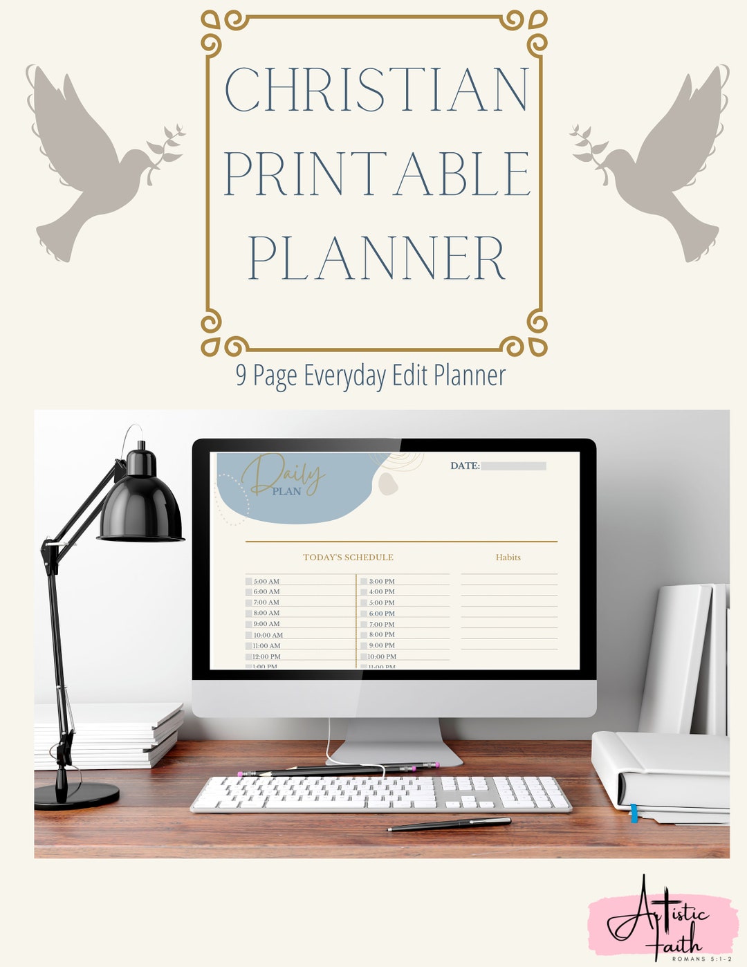 Christian Digital/printable Planner | PNG and PDF Download Options ...