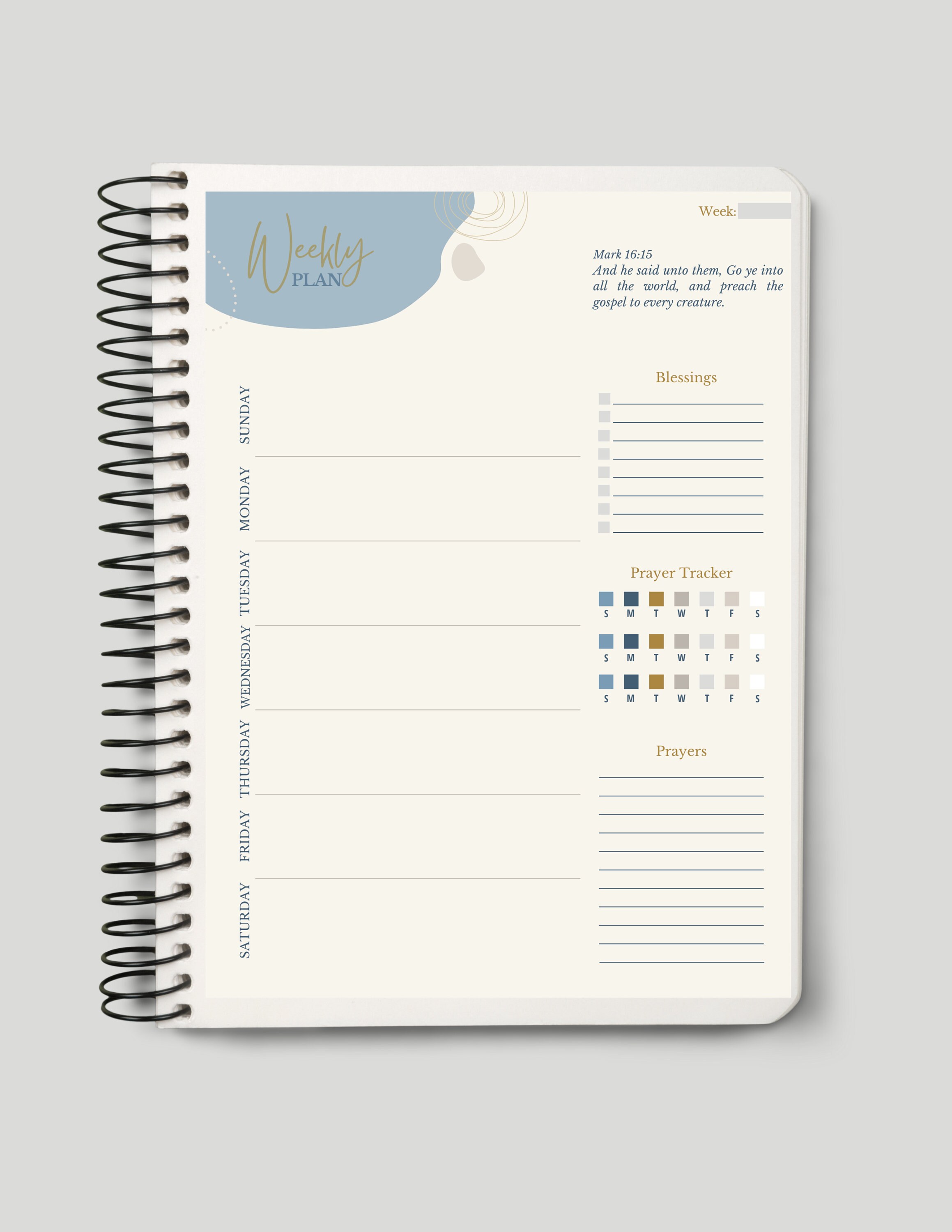 Christian Digital/printable Planner | PNG and PDF Download Options ...