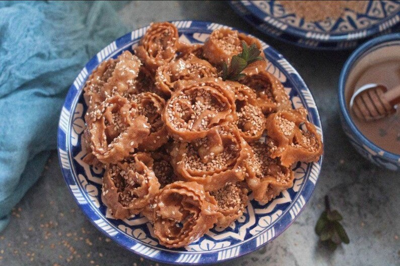 Moroccan Shabakia Sweet Handmade Shebbakia - Etsy