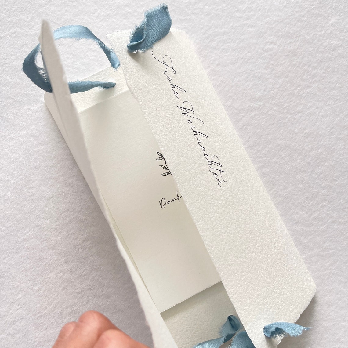 Gift Money Envelope for Voucher – Handmade Paper With Silk Ribbon ...