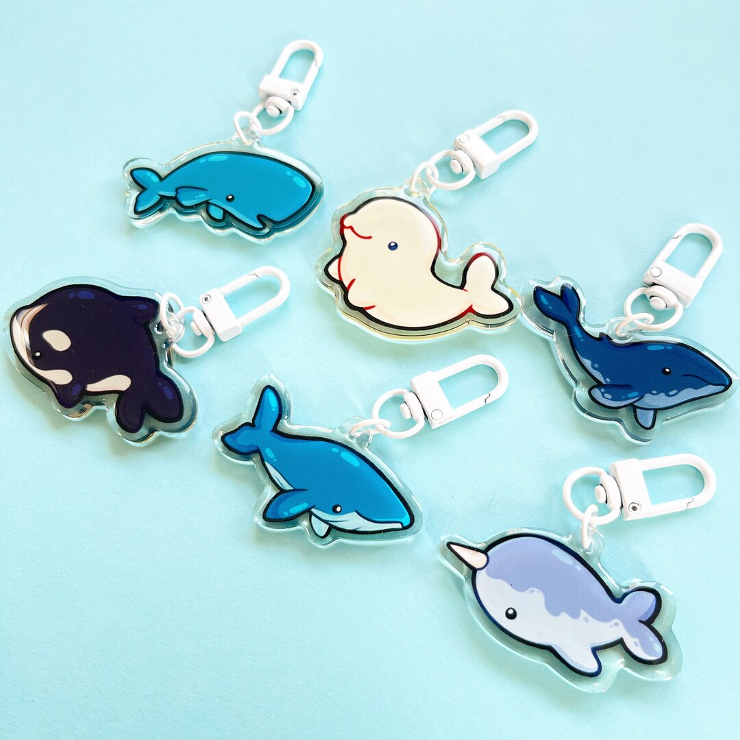 B-GRADE ⋆ Whale Acrylic Charms ⋆ 2 Inch - Etsy