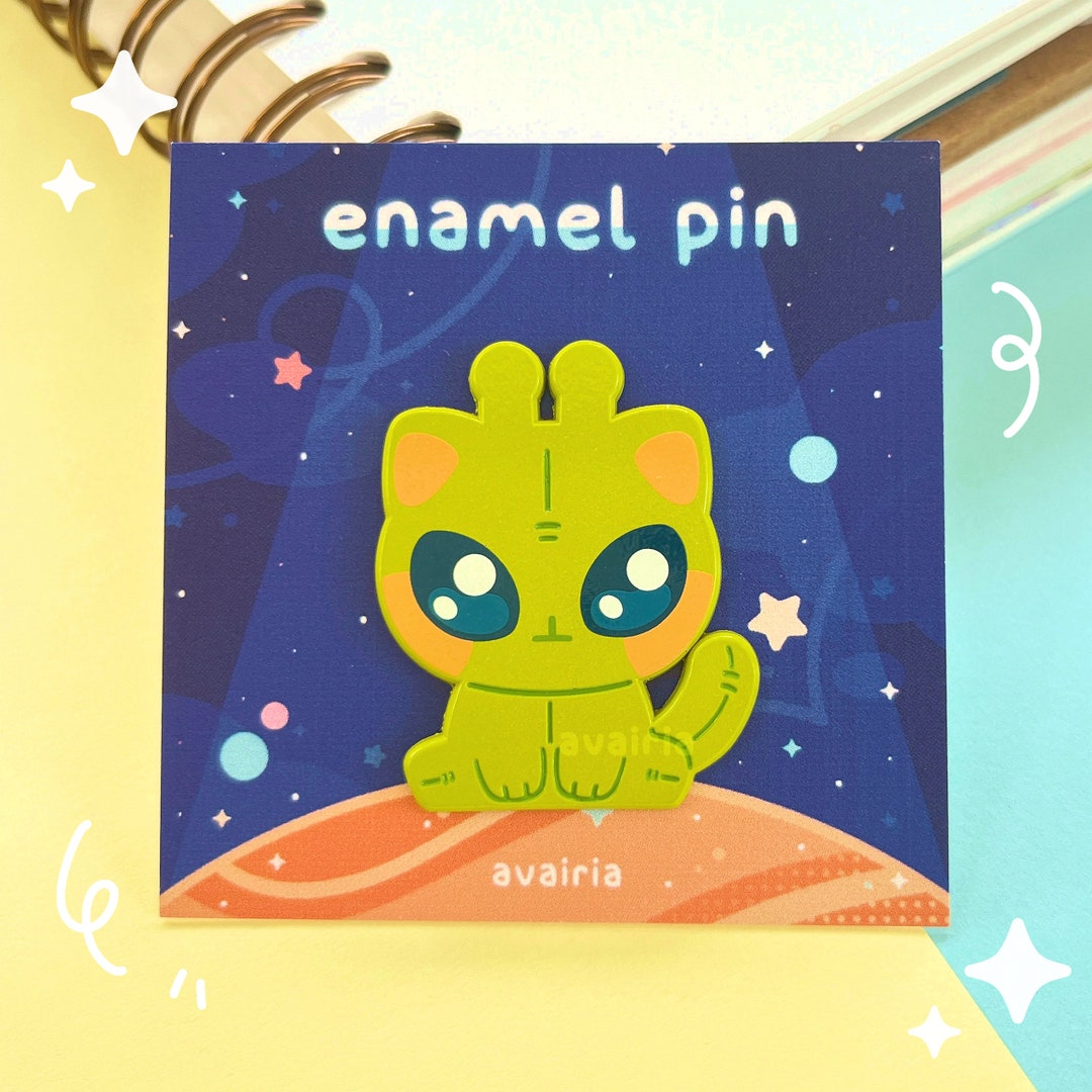 Alien Cat ⋆ Enamel Pin - Etsy