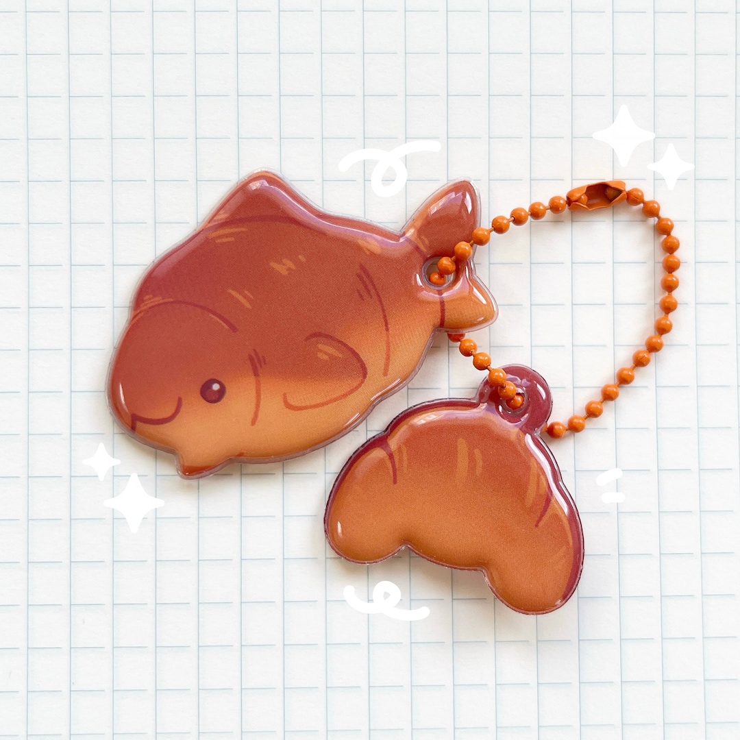Croissant Shark ⋆ PVC Puffy Charm - Etsy