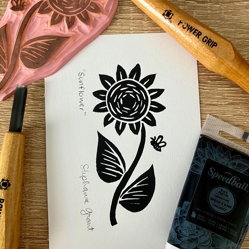 Lino Block Prints - Etsy