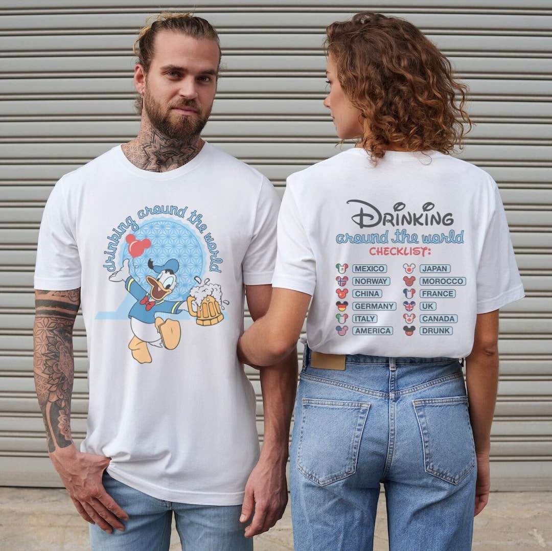 Drinking Around the World, Donald Drinking Team, Drinking Team Shirt ...