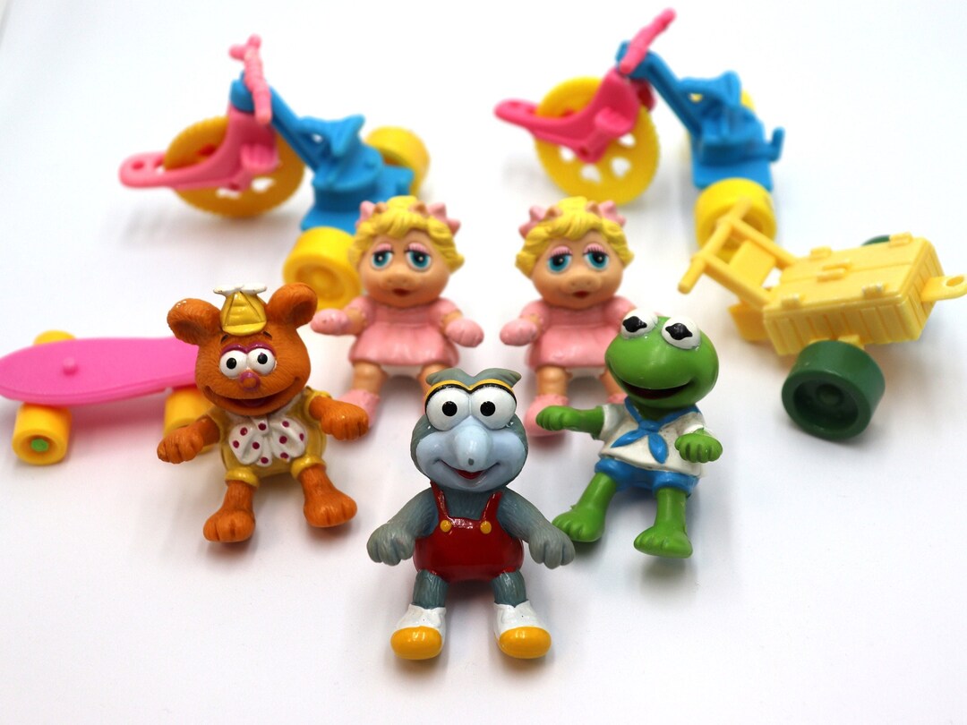 Vintage Muppet Babies Figurines Set of 5 Figurines - Gonzo, Kermit ...