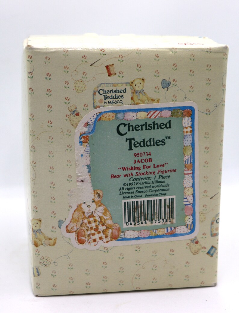 Cherished Teddies Jacob wishing for Love Bear With - Etsy
