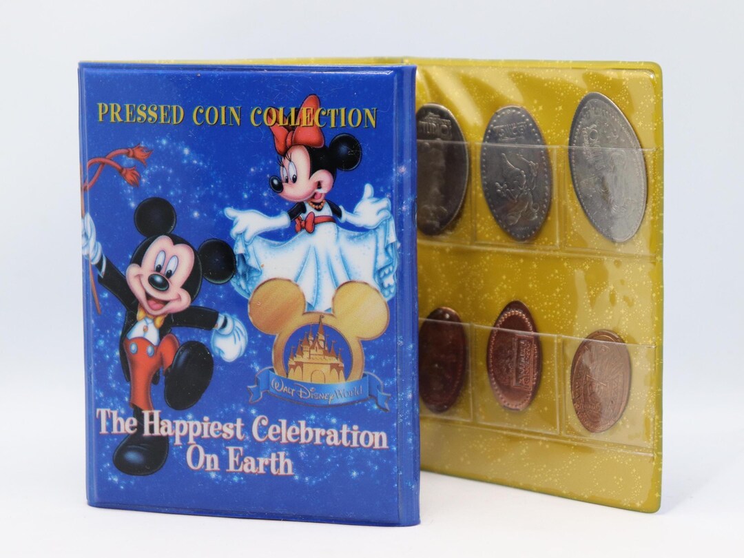 Vintage Disney Pressed Coin Collection – Rare Souvenir Coins From ...