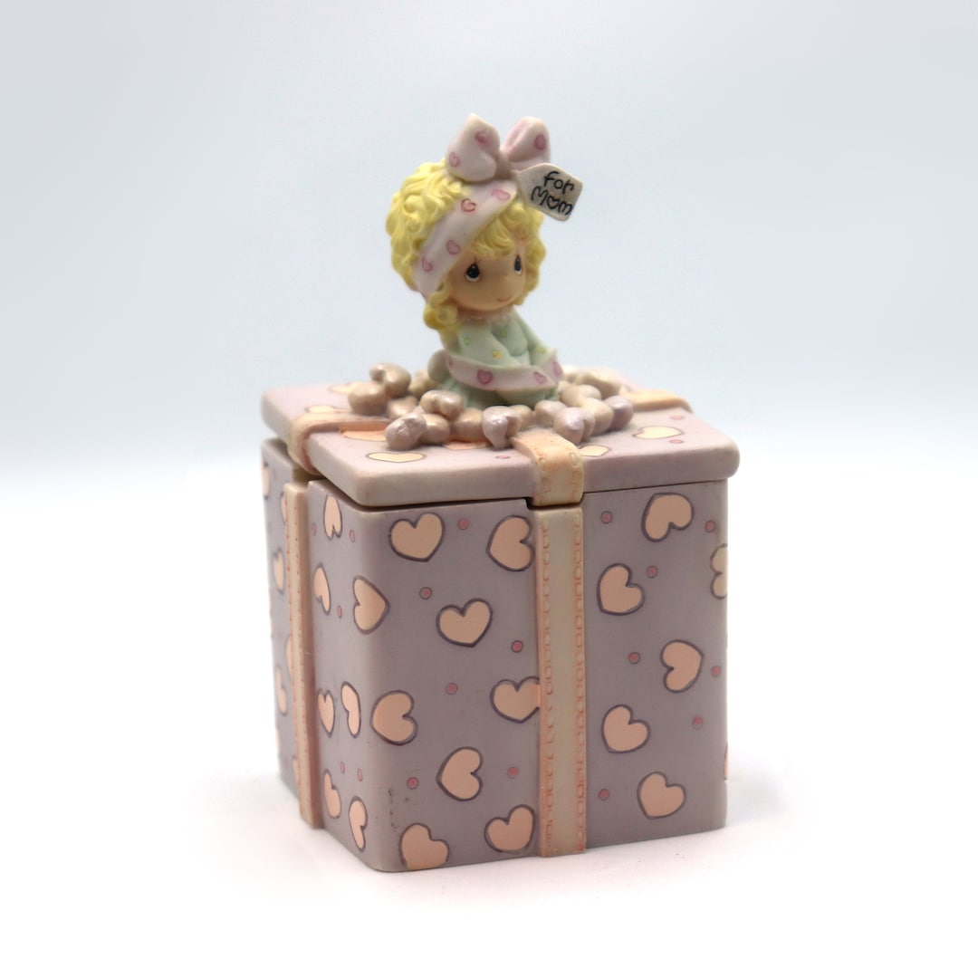 Vintage Precious Moments Keepsake Box a Mom's Love is the Best Gift of ...