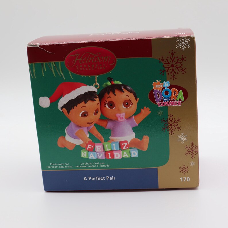 Vintage Nickelodeon "dora and Her Brother" Ornament Feliz Navidad (2005 ...