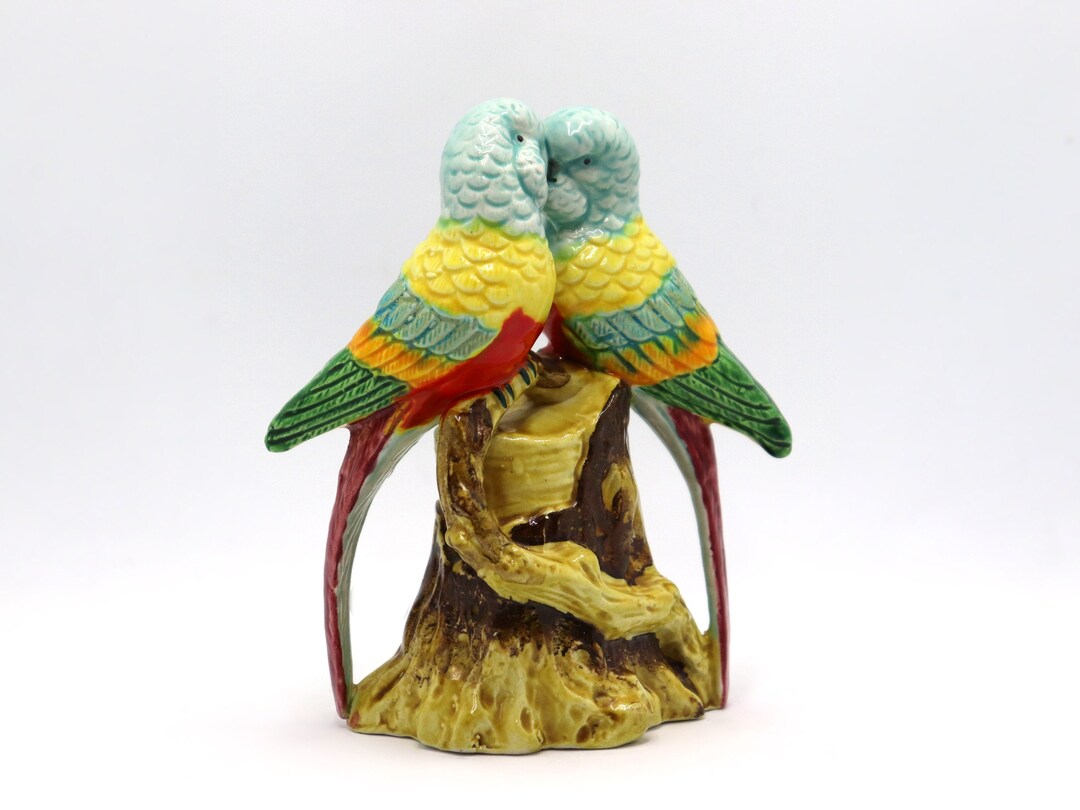 Vintage Occupied Japan Parakeet Parrot Bird Figurine – Rare Collectible ...