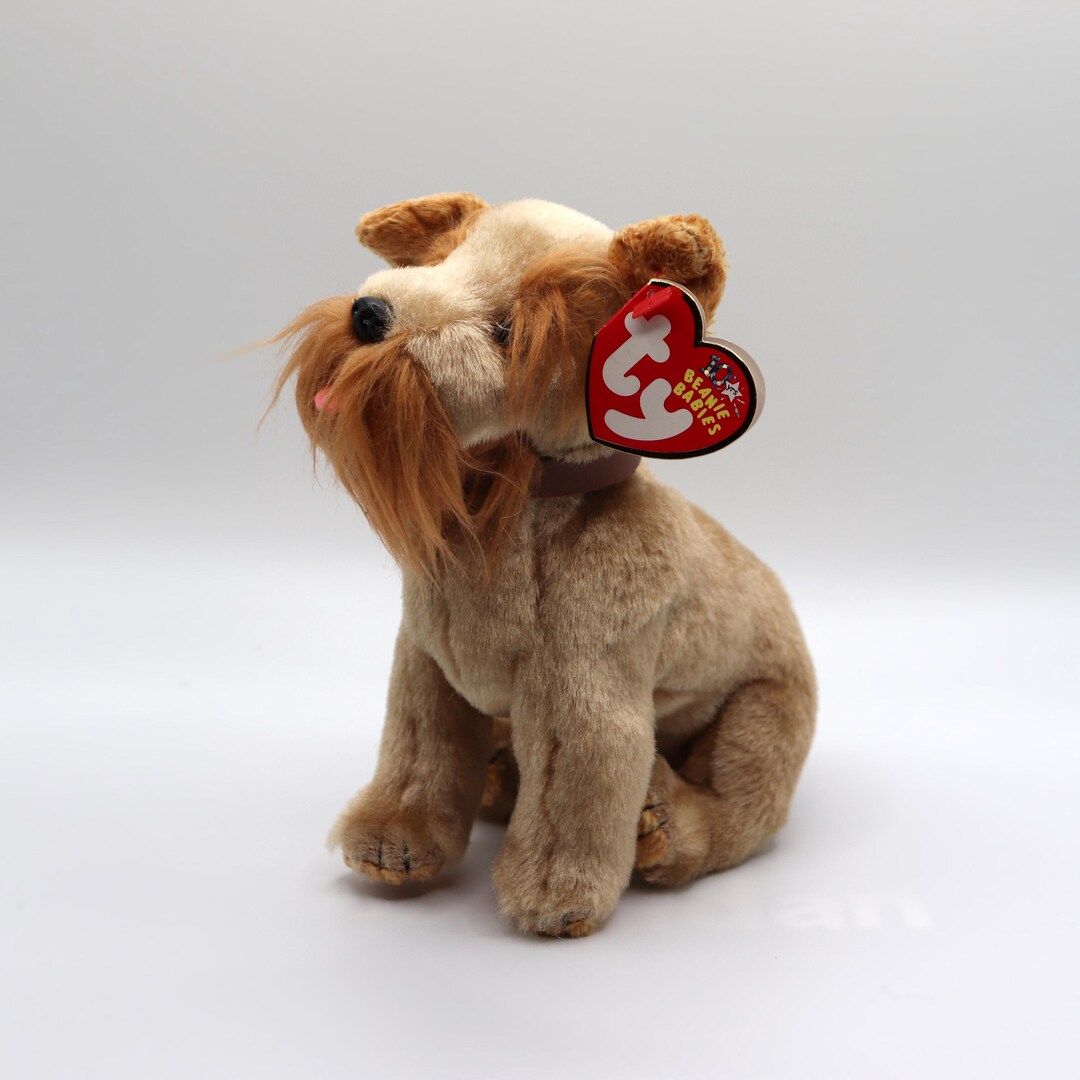 Vintage TY Beanie Baby “schnitzel” – Brown Schnauzer Dog Plush (2002 ...