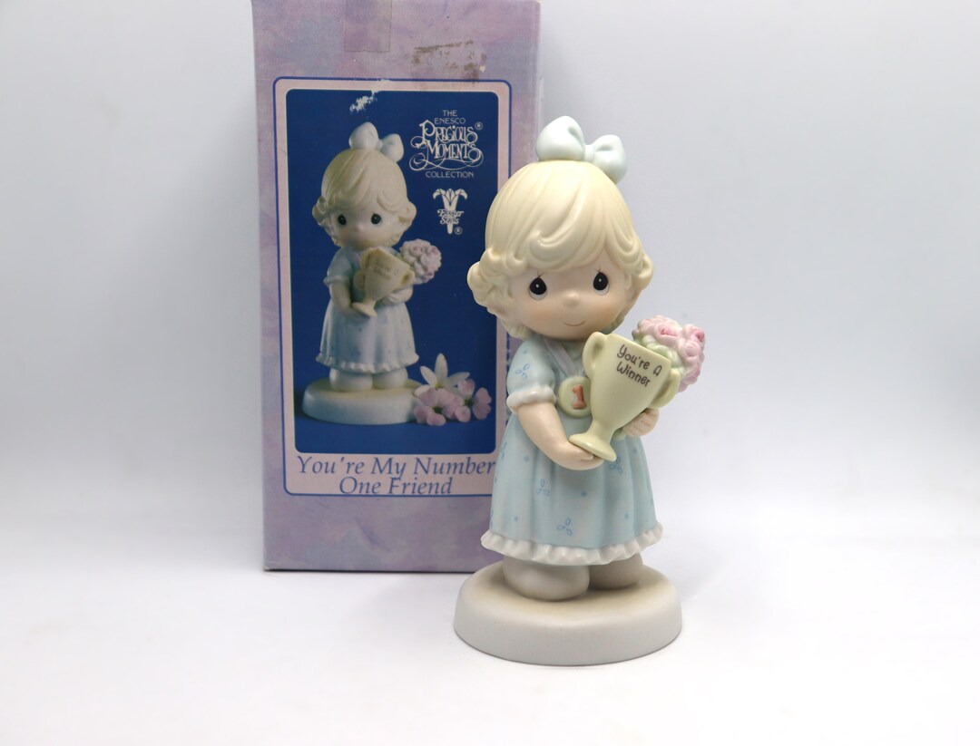 Vintage Precious Moments 'you're My Number One Friend' With Papers and ...