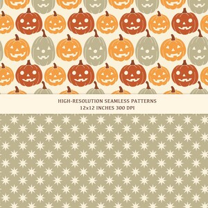 Fall Digital Papers | Seamless Pattern | Digital Paper Bundle | Digital ...