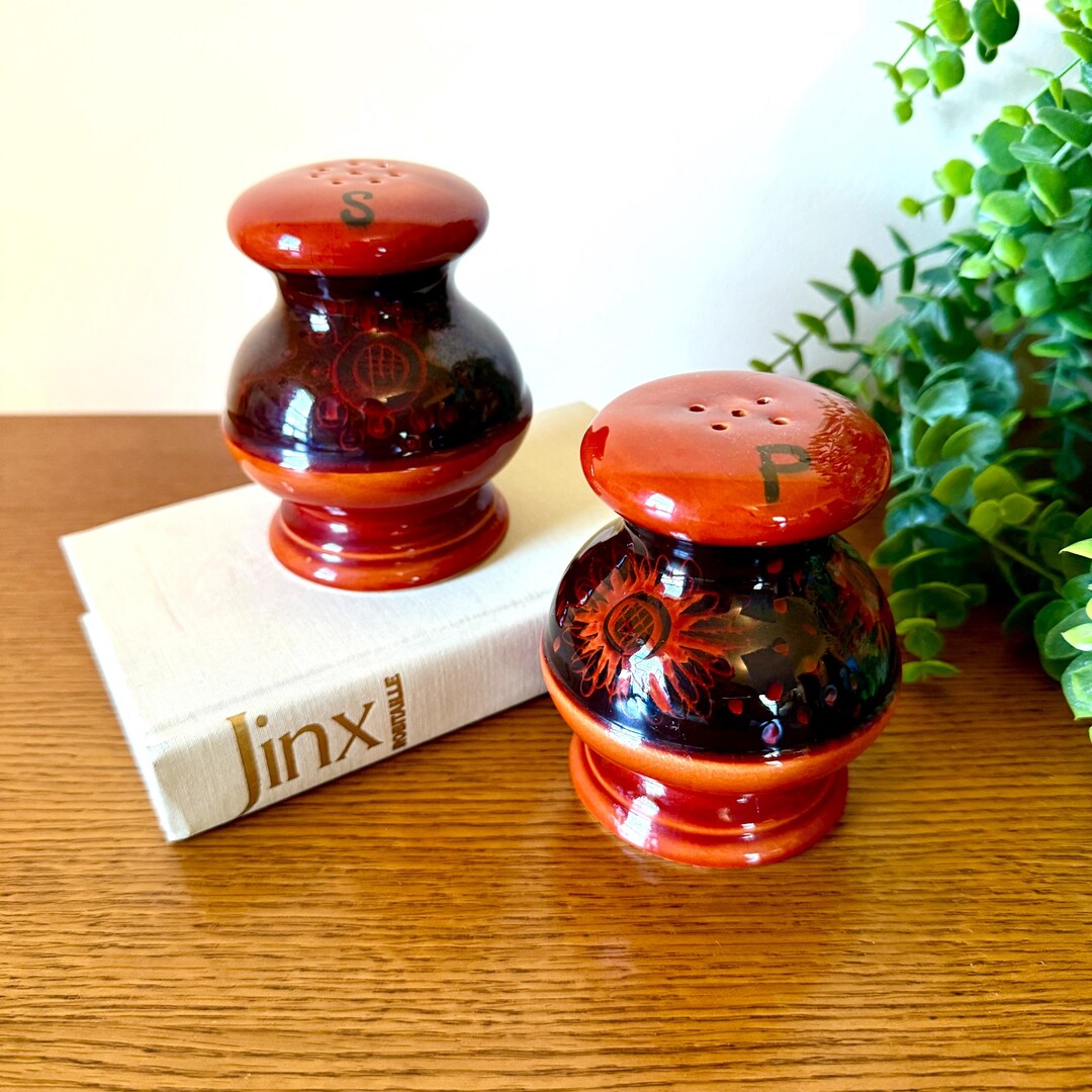 Vintage Italian Pottery Salt & Pepper Shakers Mid Century Modern ...