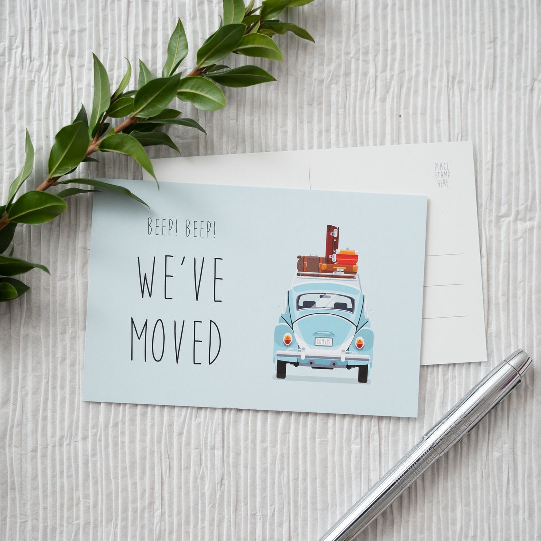 Moving Cards / We've Moved / Pack of 25 Postcards - Etsy