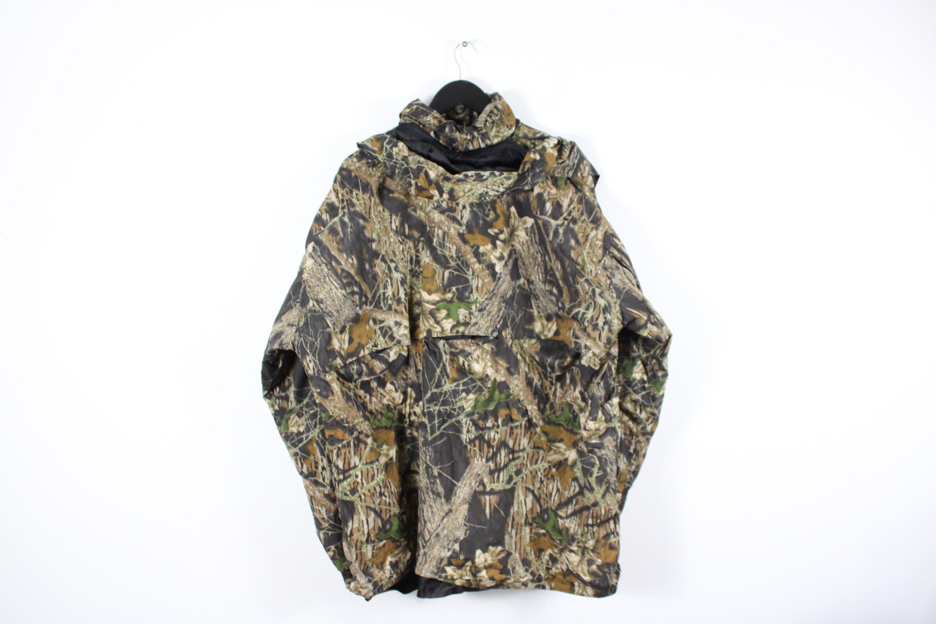 Forest Camo Jacket / Vintage 90s Real Tree Camouflage Hunting Coat ...