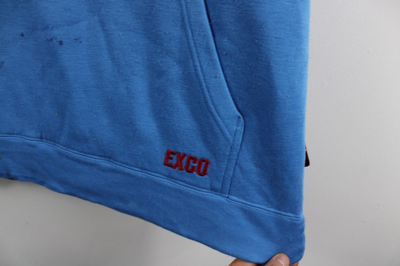 Exco Hoodie Sweater / Vintage Y2K Graphic Hoody Sweatshirt / 90s-2000s ...