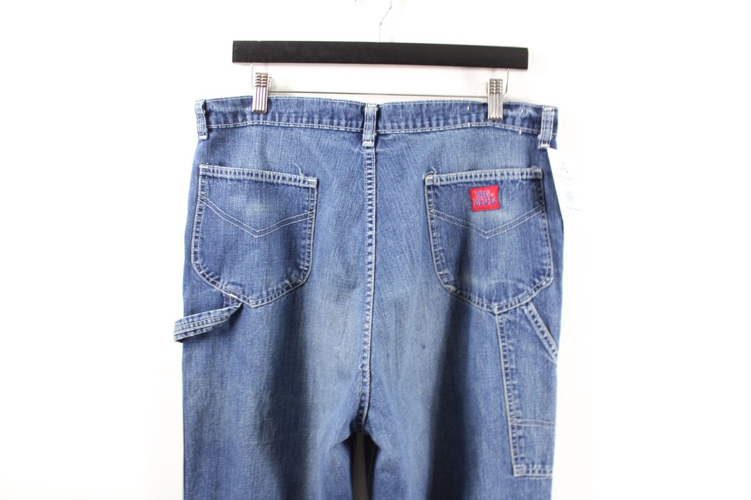 Big-blue Jeans | Vintage Men's Dark-wash Denim Pants | Classic Fit | 1990s Retro Style | Size 38 ...