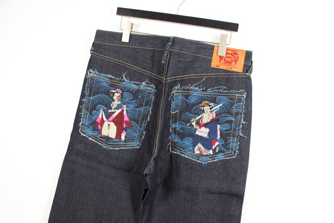 Red-monkey RMC Jeans / Vintage Selvedge Japanese Denim Trouser / 2000's ...