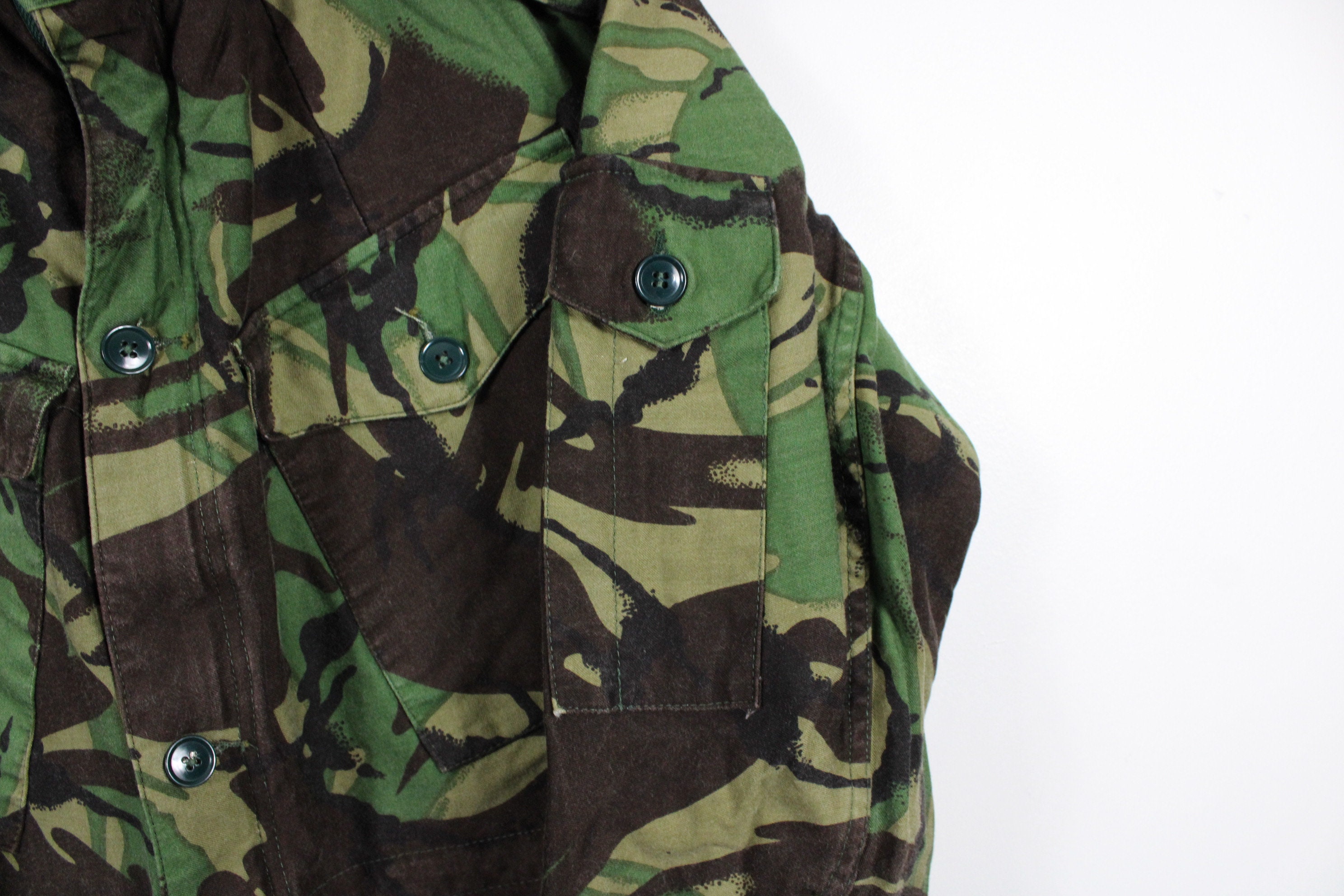 DPM-NBC Army Jacket / Vintage British Remploy Parachute Camo - Etsy