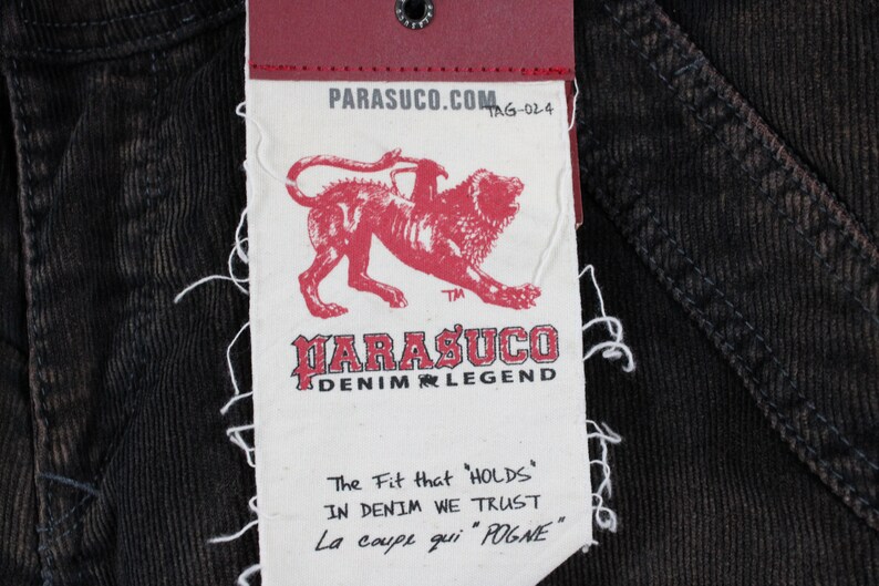 Parasuco Stacked-jeans / Vintage Denim Flared Trouser / - Etsy