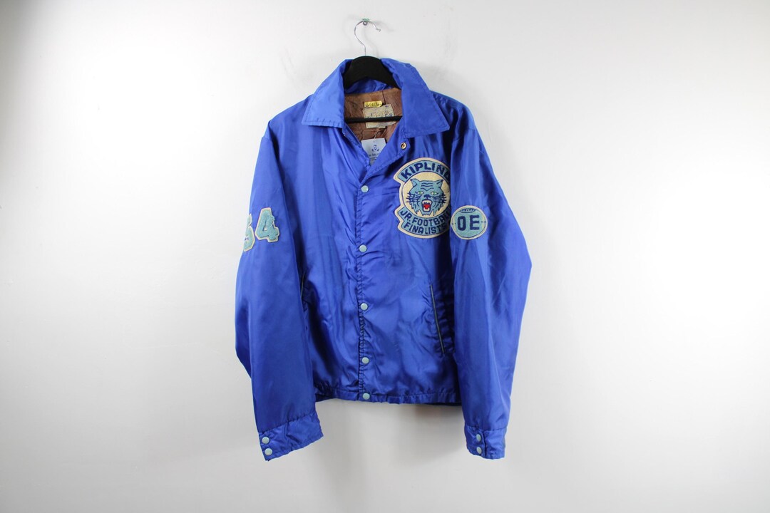 Junior Football Jacket Vintage 1970s Kipling Toronto Size L Retro ...