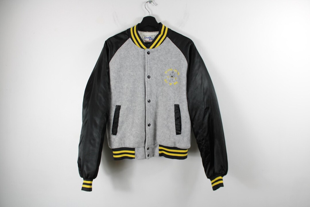 Vintage Gold's Gym Bomber Jacket | Classic Fitness Varsity Style ...