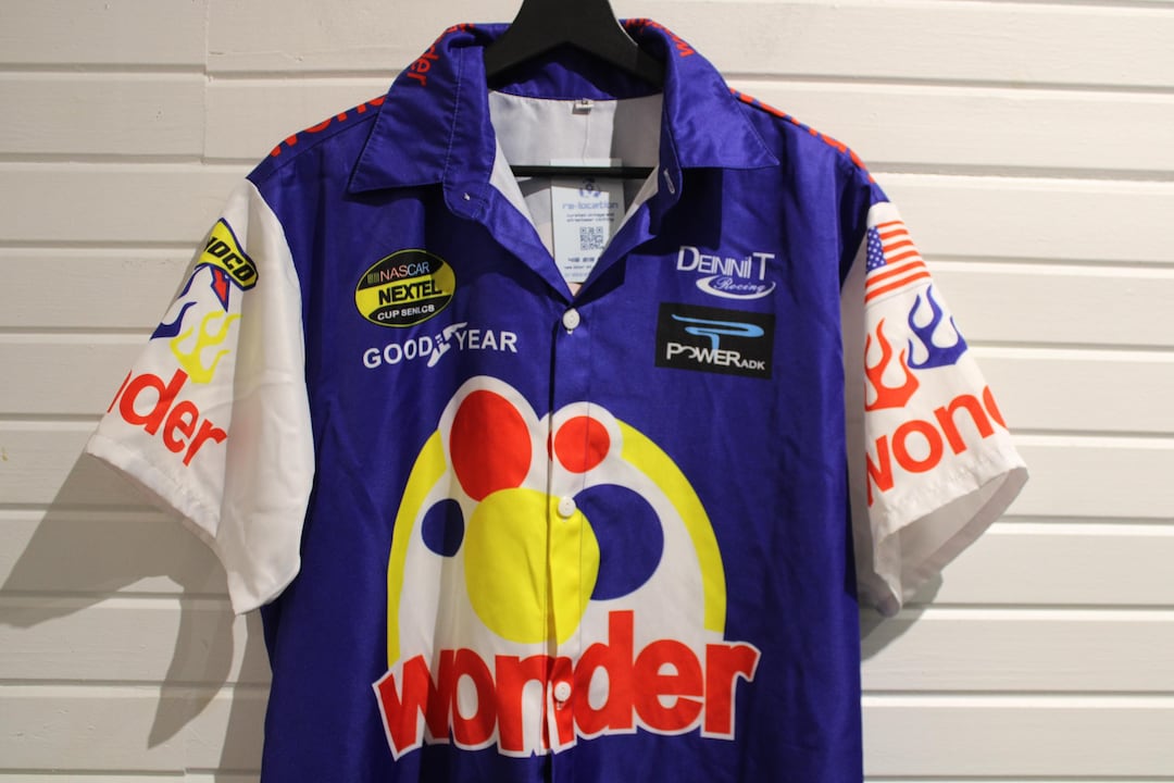 Wonder Racing Shirt | Vintage 2000s NASCAR Replica Pit Crew Button-up ...