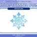 Snowflake Emote / Channel Point / Sub Bit Badge for Twitch Stream ...