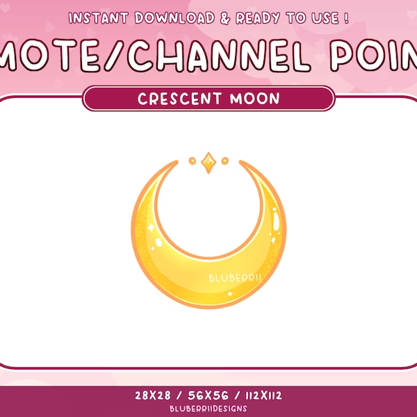 Sailor Moon Twitch Badge - Etsy